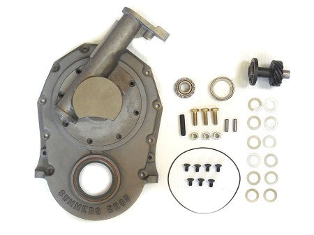 FRONT MOUNT DISTRIBUTOR DRIVE WITH HALF CUT DRIVE FLANGE, BIG BLOCK CH ...